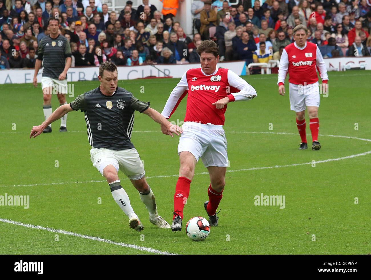 Upton Park, London, UK. 2nd May, 2016. Former England players and ...