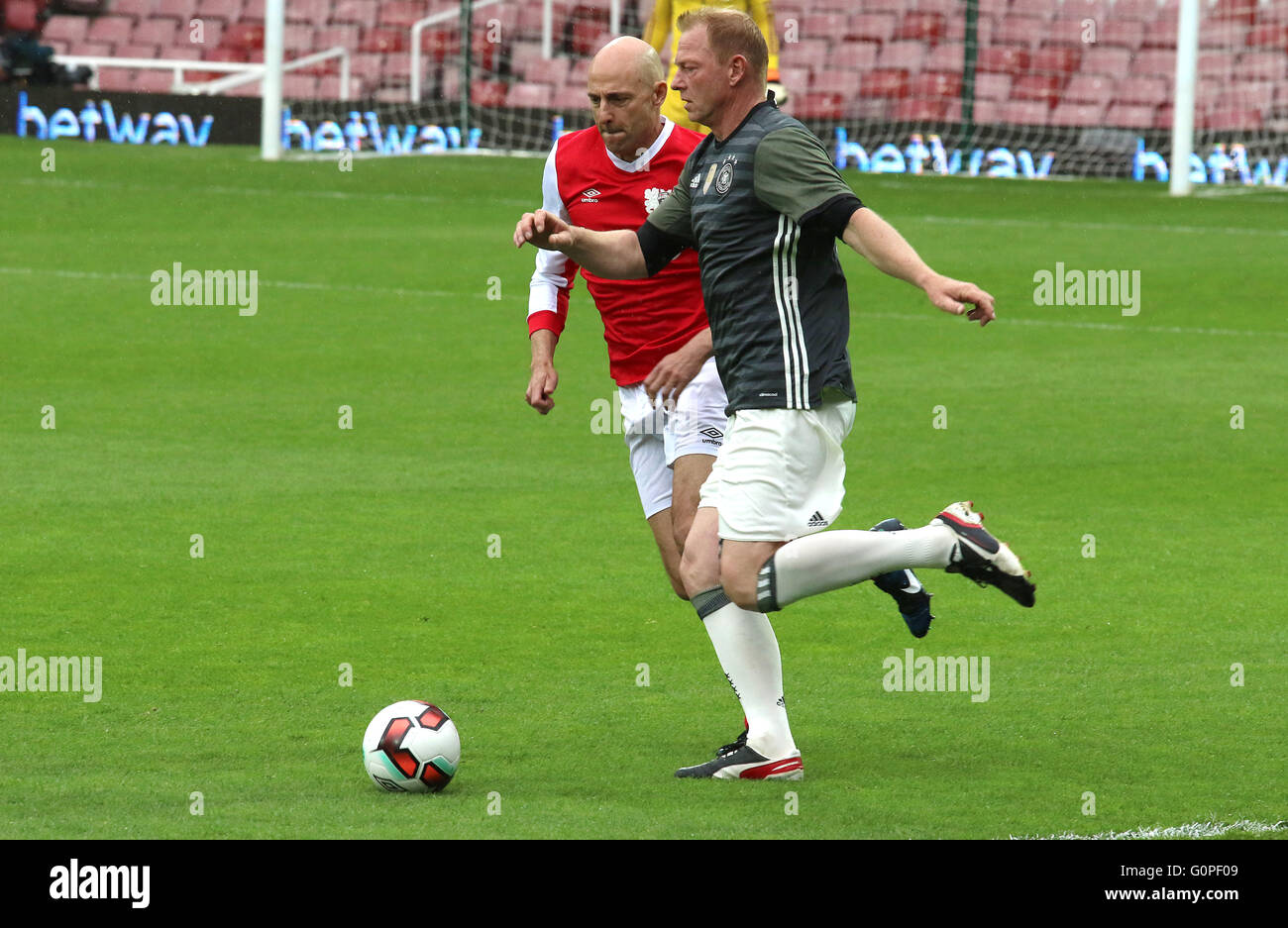 Upton Park, London, UK. 2nd May, 2016. Former England players and ...
