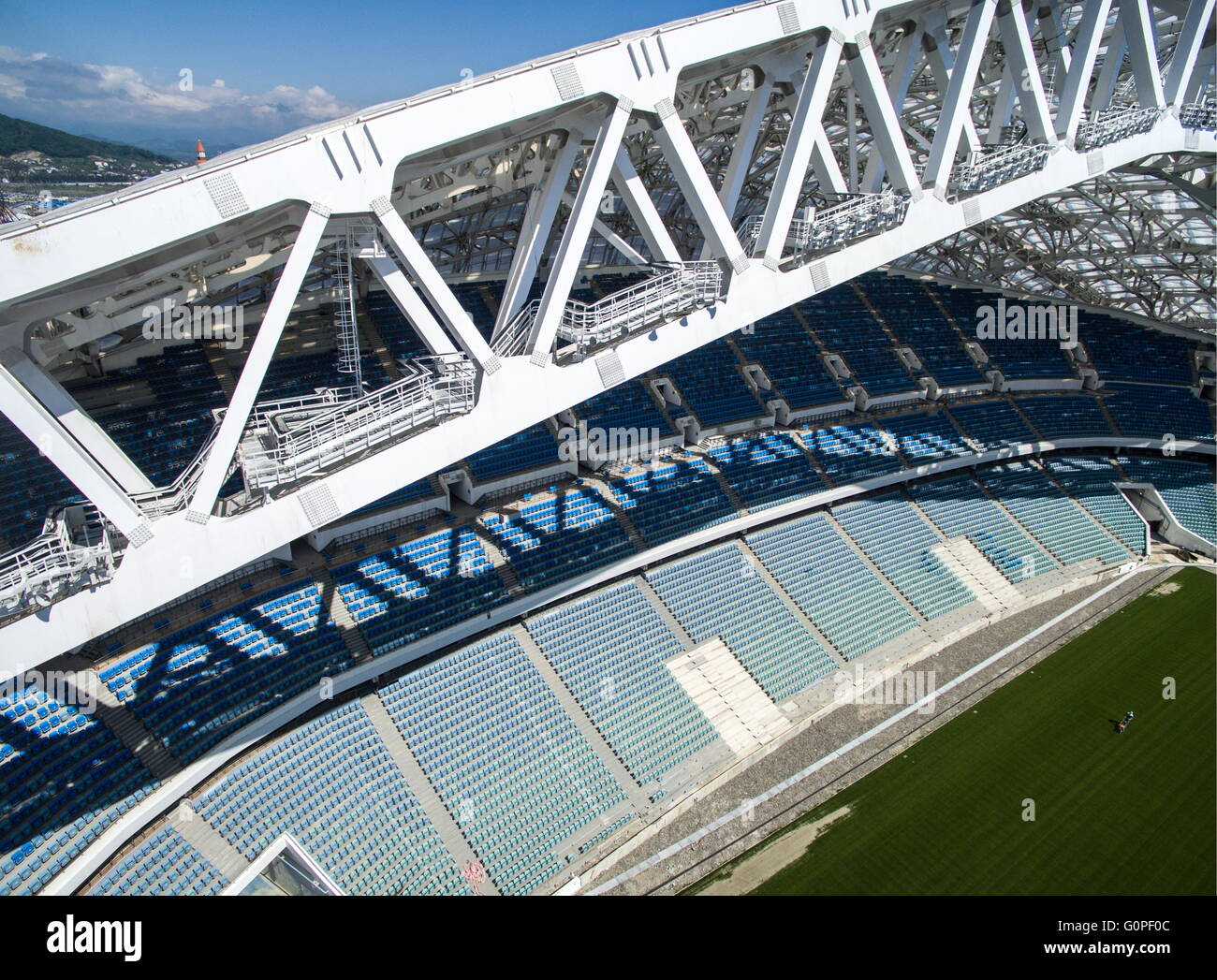 Fisht Olympic Stadium, Sochi Aerial High Resolution Stock Photography ...