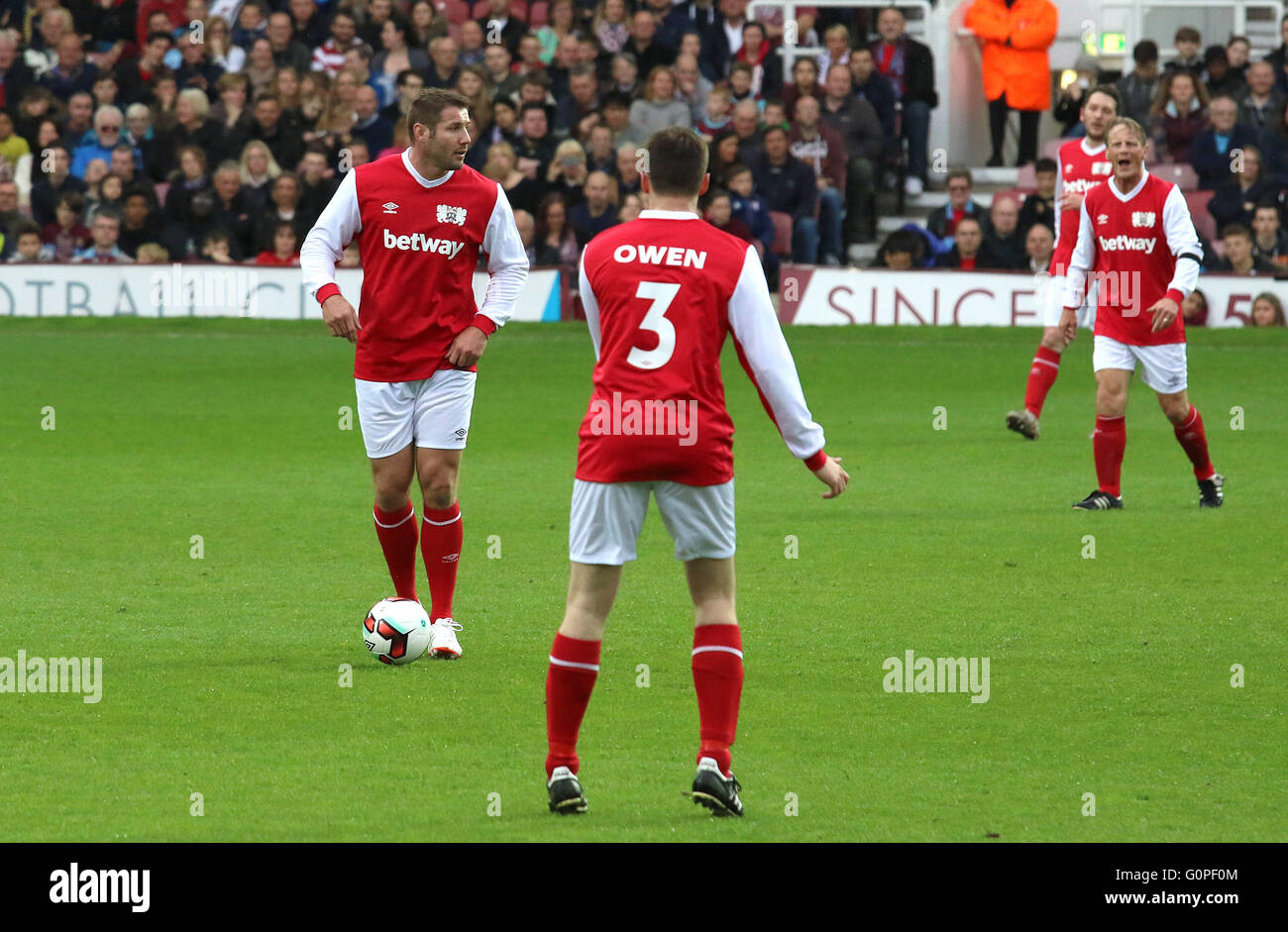 Upton Park, London, UK. 2nd May, 2016. Former England players and ...