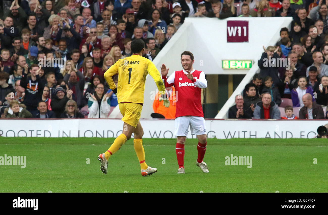 Upton Park, London, UK. 2nd May, 2016. Former England players and ...