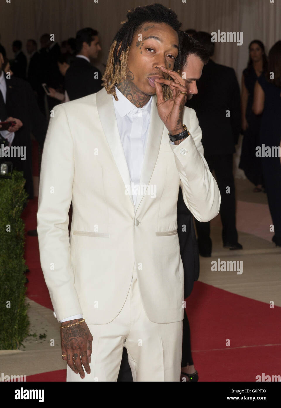 New York, USA. 2nd May, 2016. Rapper Wiz Khalifa attends the Manus x ...