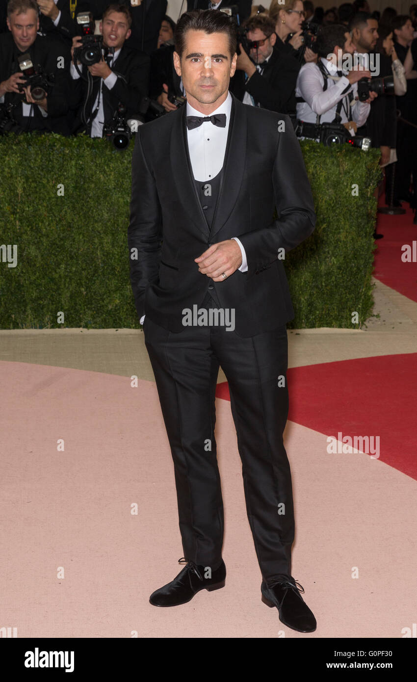 New York, USA. 2nd May, 2016. Actor Colin Farrell attends the Manus x ...