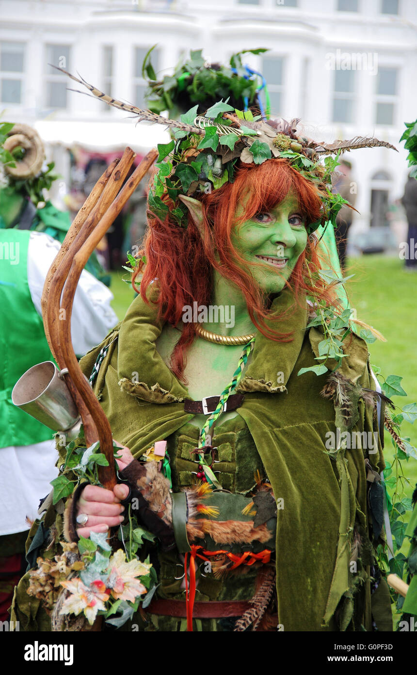 Hastings, East Sussex, UK. 2nd May 2016. The Hastings Jack in the Green ...