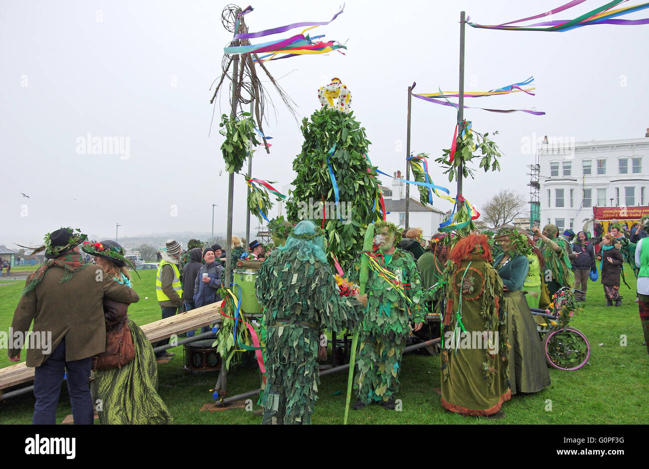 Hastings, East Sussex, UK. 2nd May 2016. The Hastings Jack in the Green ...