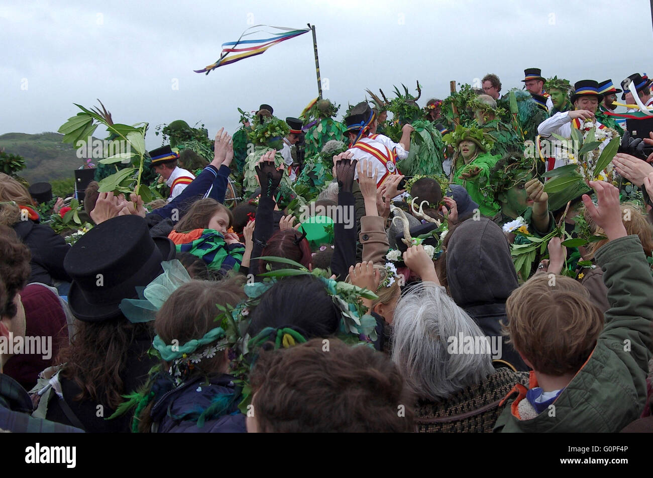 Hastings, East Sussex, UK. 2nd May 2016. The Hastings Jack in the Green ...