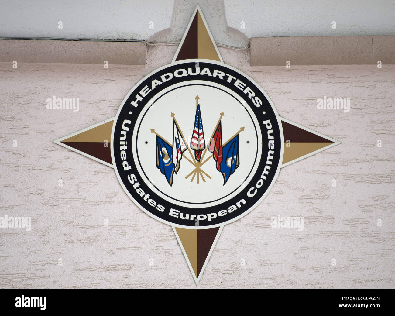 Stuttgart, Germany. 03rd May, 2016. The emblem of the United States ...