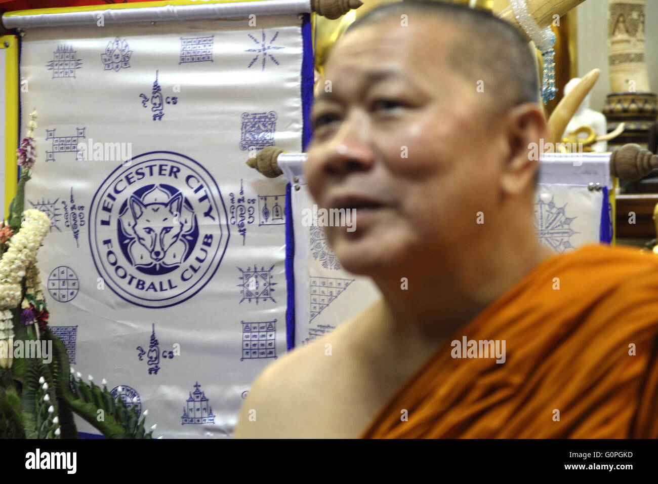 Bangkok, Thailand. 3rd May, 2016. Thai Buddhist monk Phra ...