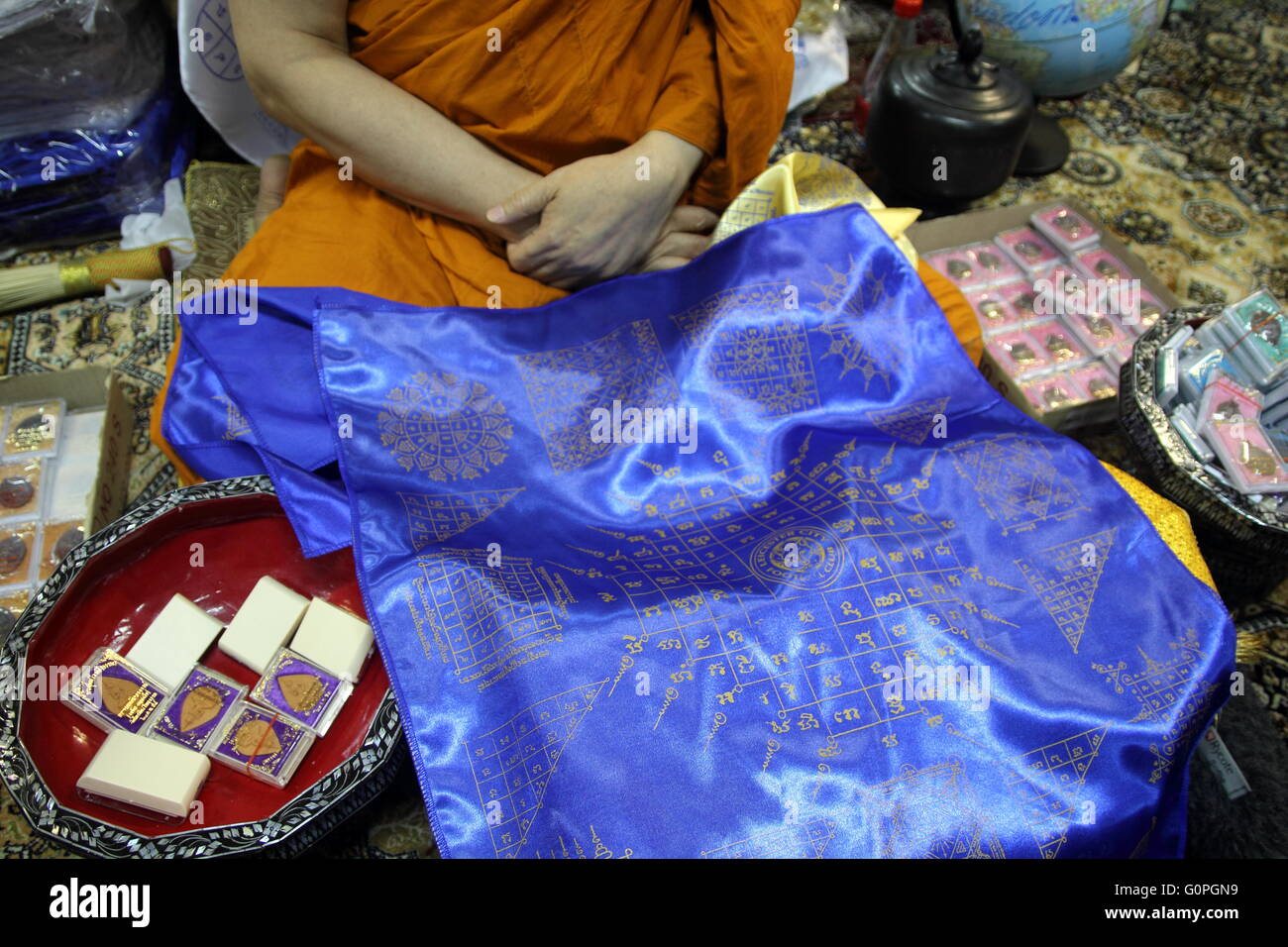 Bangkok, Thailand. 3rd May, 2016. Thai Buddhist monk Phra ...