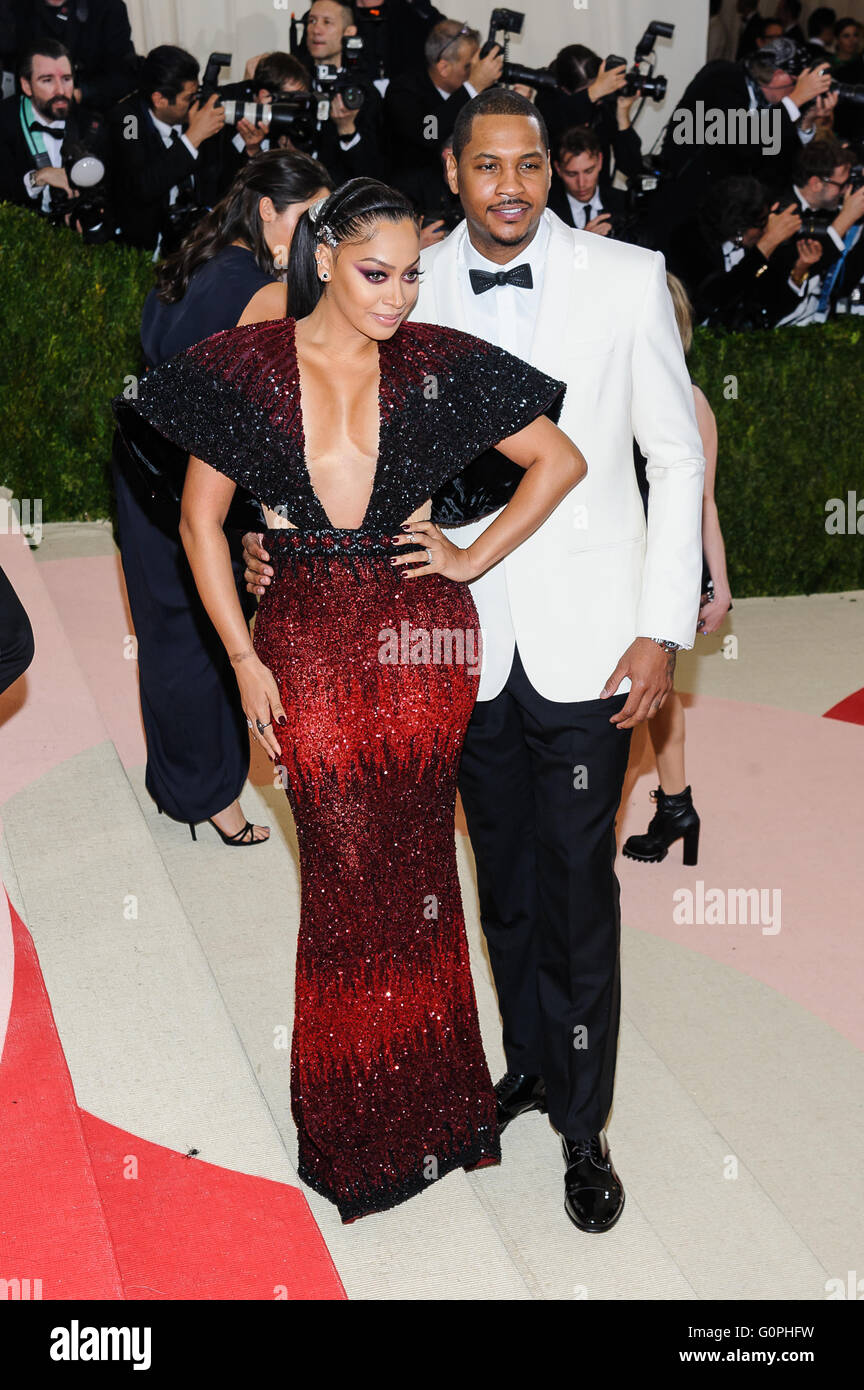 Lala anthony and carmelo anthony hi-res stock photography and images ...