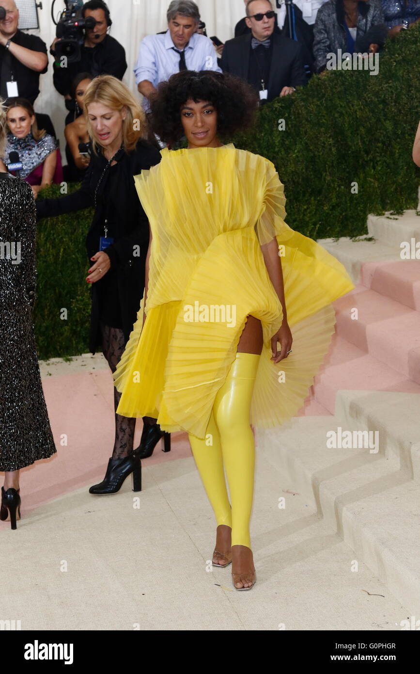 New York City, USA. 2nd May, 2016. Singer Solange Knowles attends ...