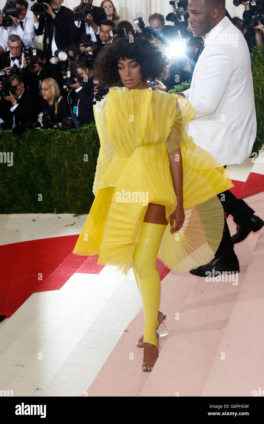 New York City, USA. 2nd May, 2016. Singer Solange Knowles attends ...