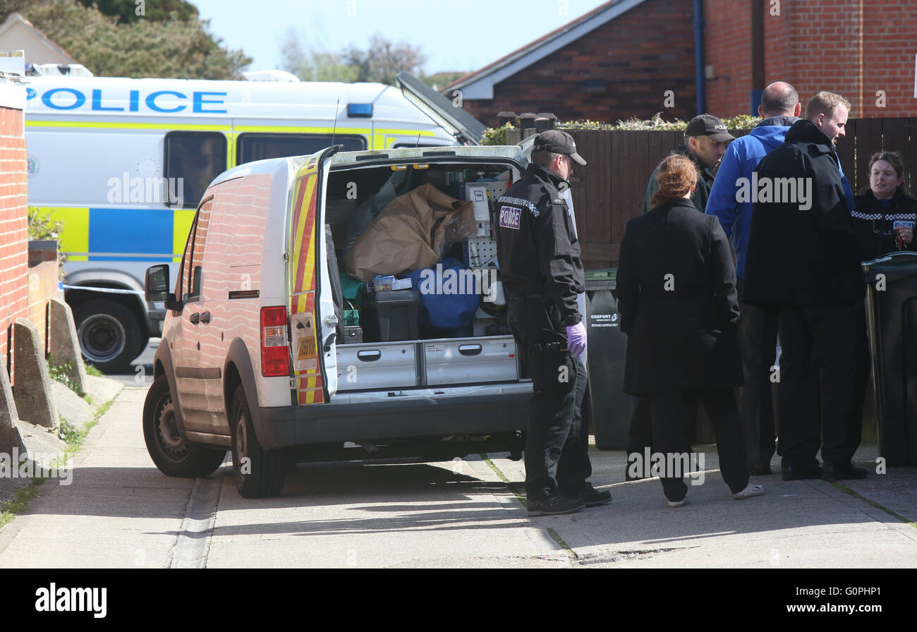 Lee on the Solent, Hampshire, UK. 3rd May, 2016. Police,Fire ...