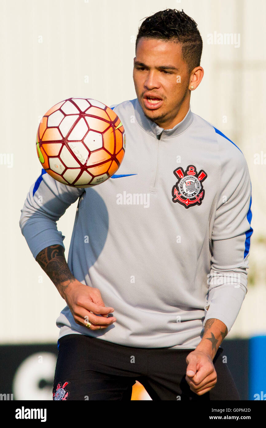 SAO PAULO, Brazil - 03/05/2016: TRAINING CORINTHIANS - Luciano during ...