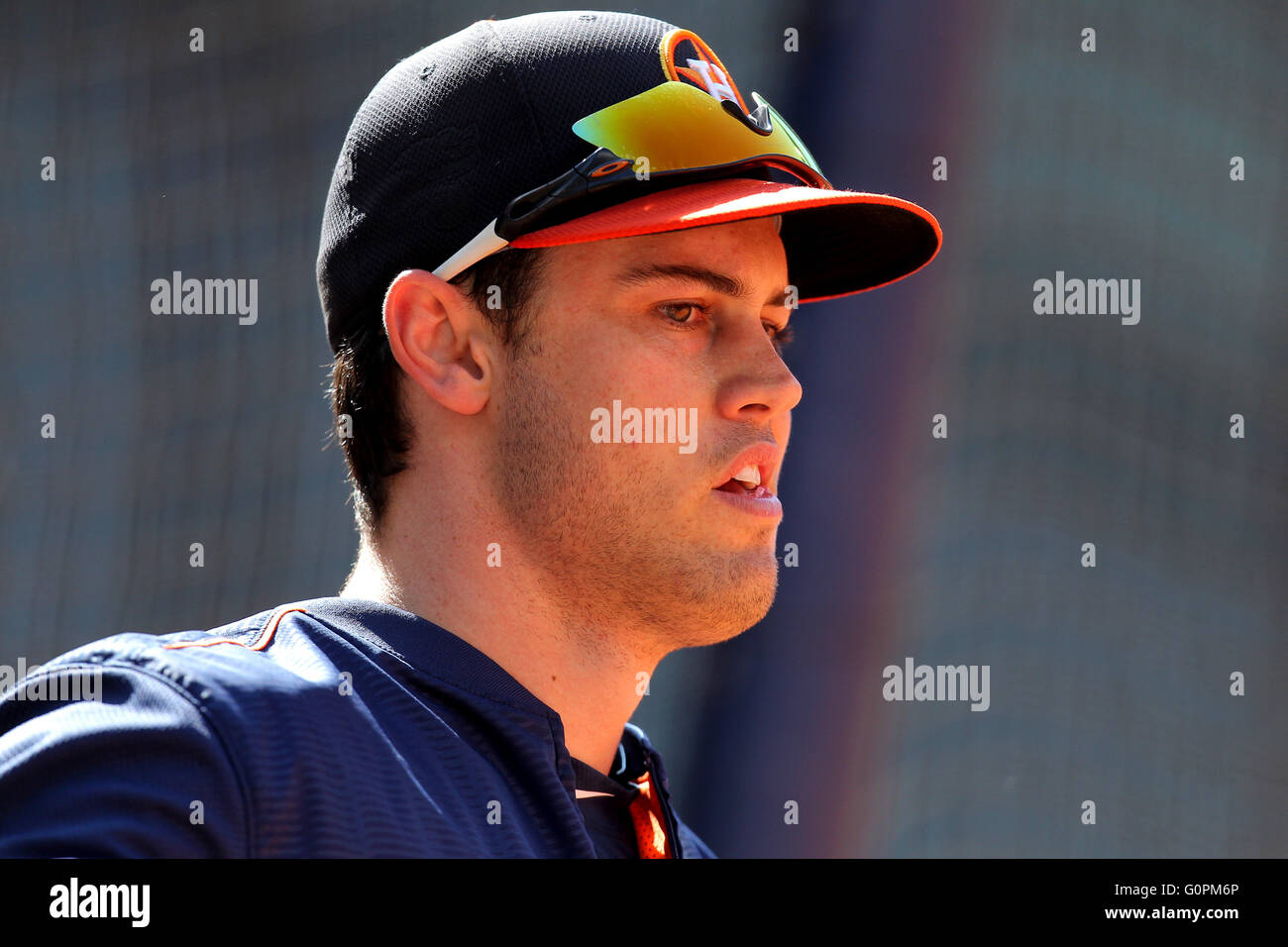 Houston, TX, USA. 03rd May, 2016. Houston Astros left fielder Preston ...
