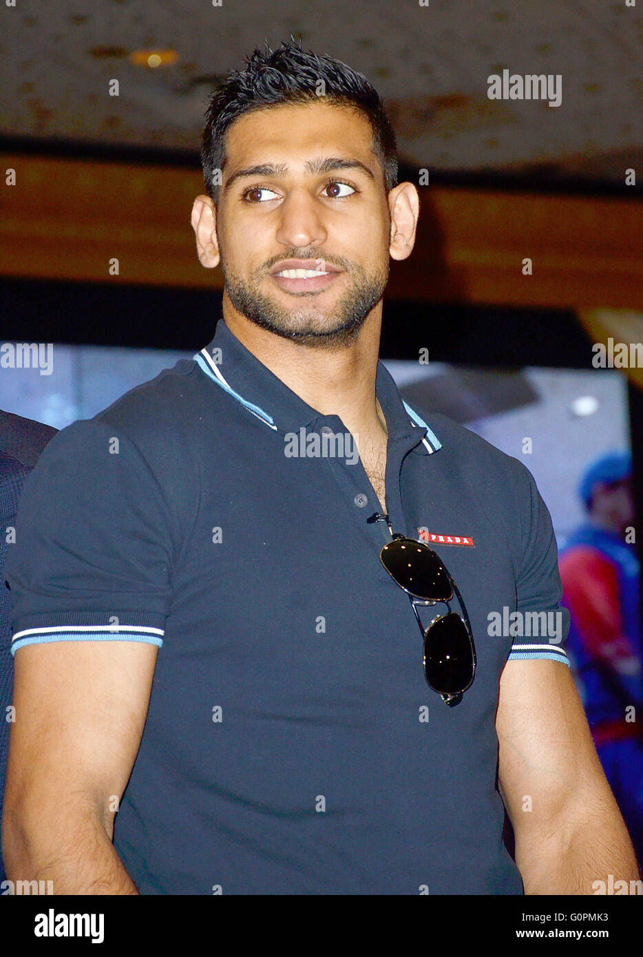 Las Vegas, Nevada, USA. 3rd May, 2016. Boxer Amir Khan attends the ...