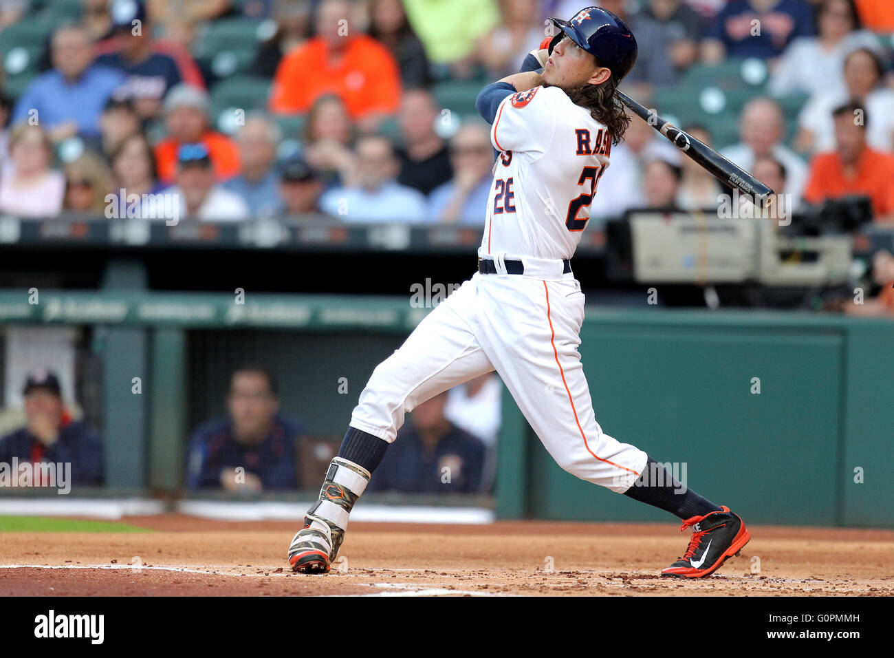 Houston, TX, USA. 03rd May, 2016. Houston Astros left fielder Colby ...