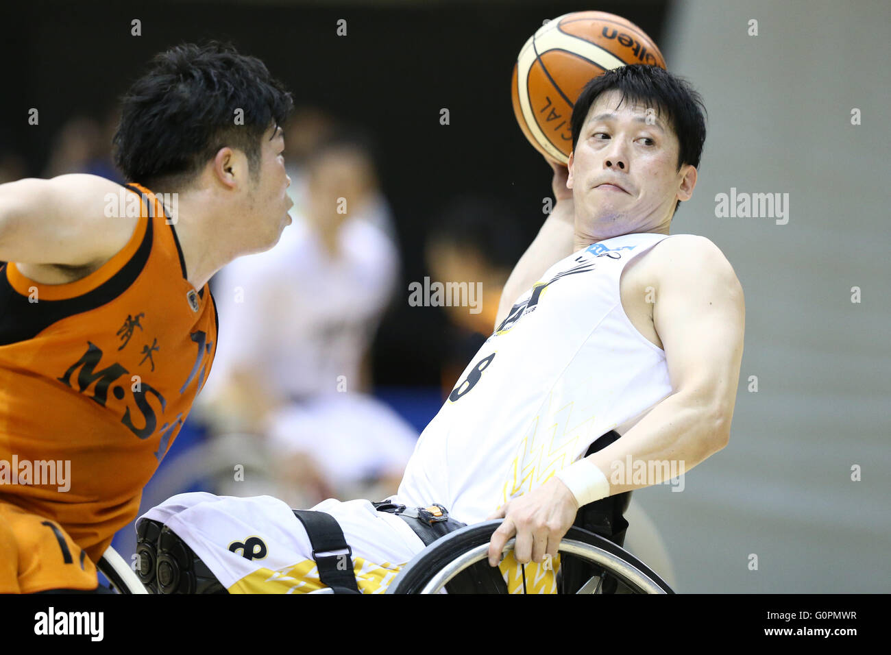 Tokyo, Japan. 3rd May, 2016. Satoshi Sato (MAX) Wheelchair Basketball ...