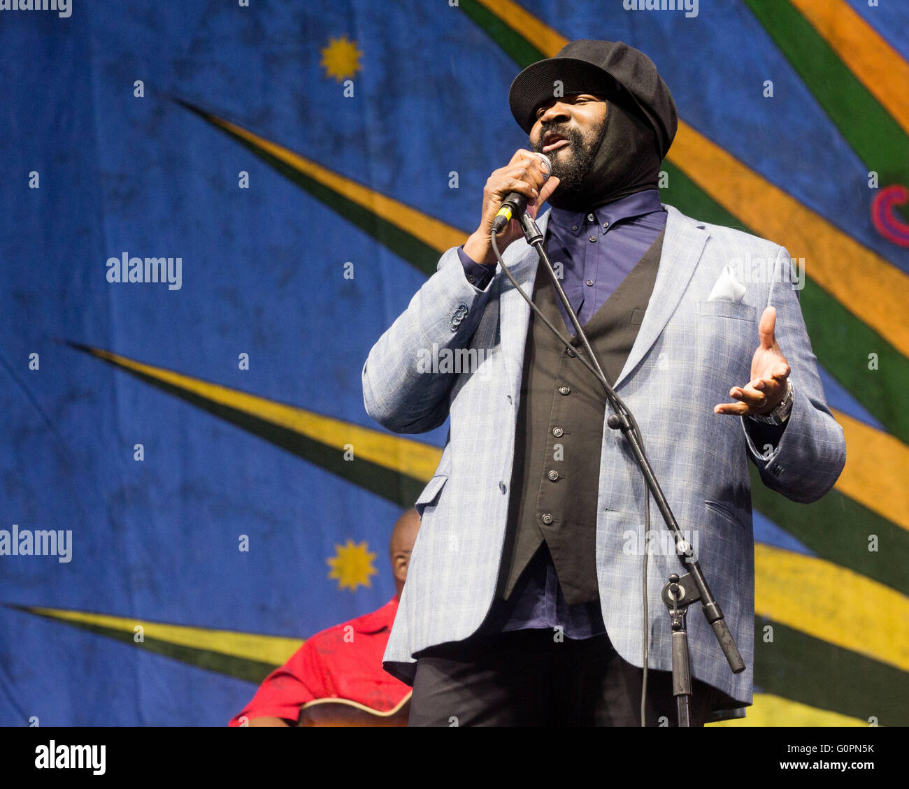 New Orleans, Louisiana, USA. 1st May, 2016. Singer GREGORY PORTER ...