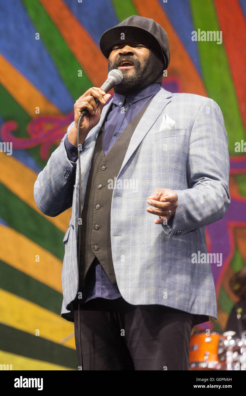 New Orleans, Louisiana, USA. 1st May, 2016. Singer GREGORY PORTER ...