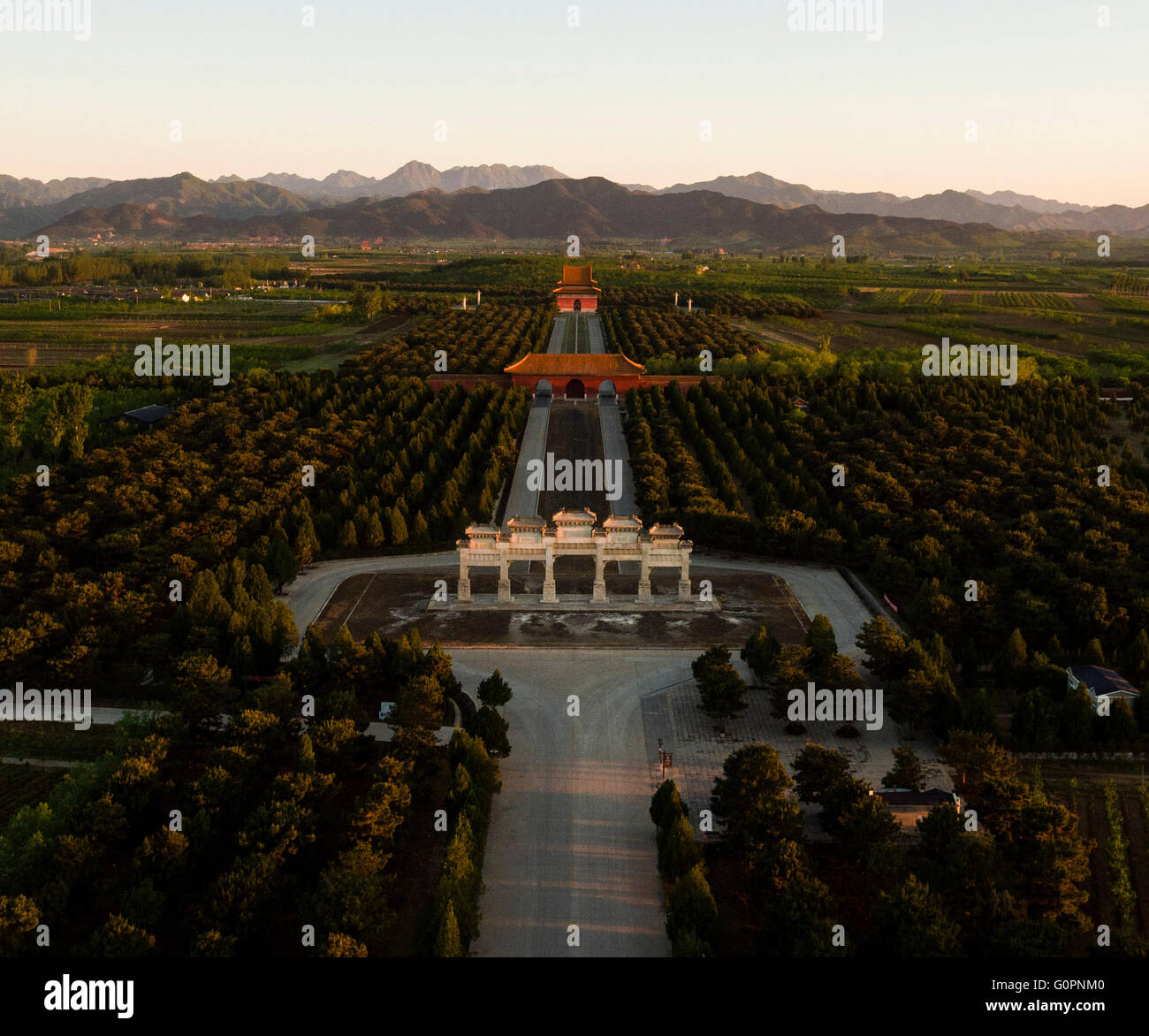 Tangshan. 4th May, 2016. An aerial photo taken on May 4, 2016 shows a ...
