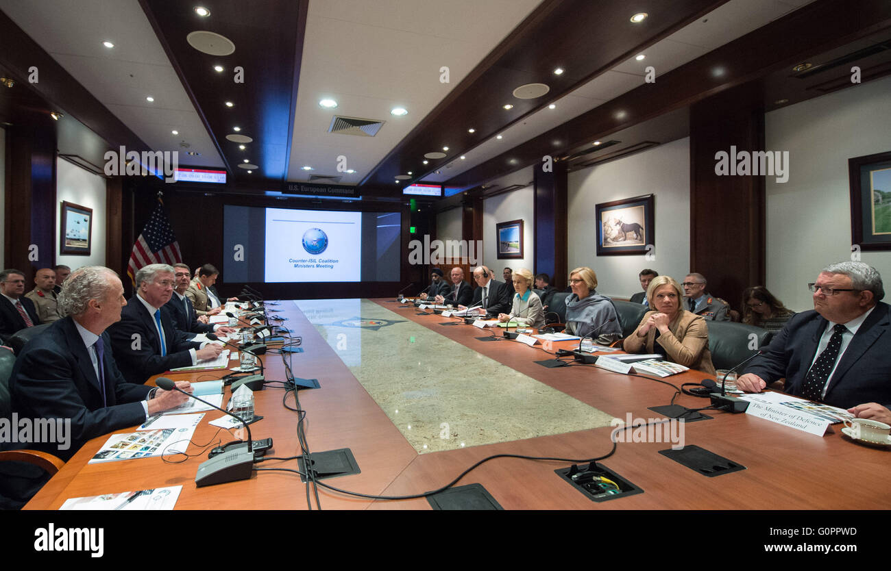 Defense Ministers (RIGHT SIDE R-L) Gerry Brownlee (New Yealand ...
