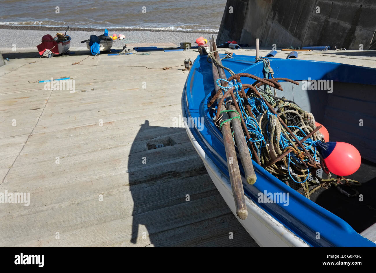 fishing boats at sheringham, north norfolk, england Stock Photo - Alamy