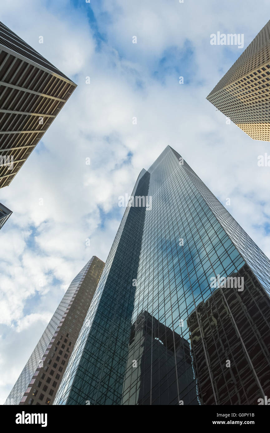 Skyscrapers of Downtown Houston, Texas Stock Photo - Alamy
