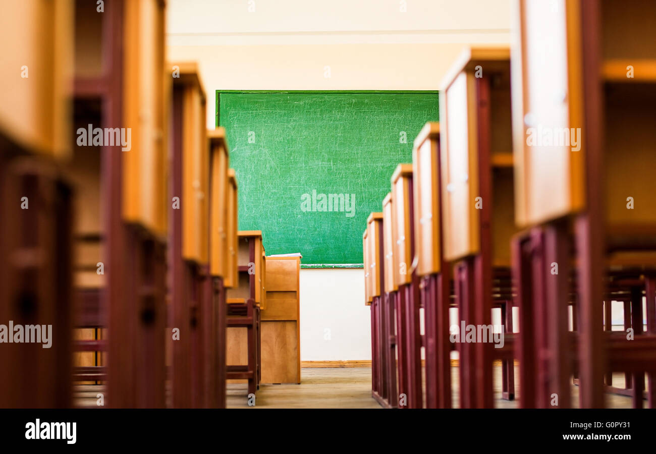 Empty exam desk hi-res stock photography and images - Alamy