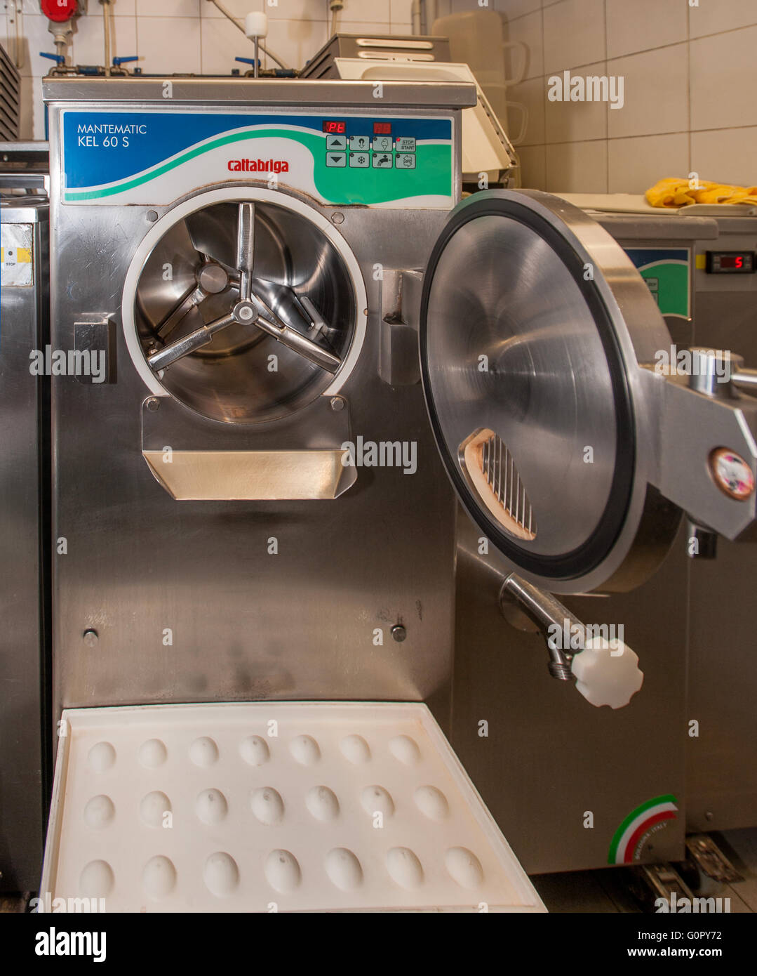 Italy Torino Gelateria Miretti The owner Leonardo Porta, president of ...