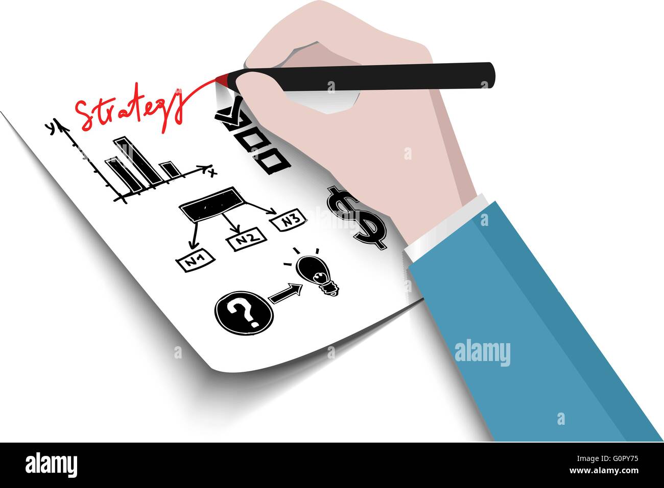 Business strategy concept Stock Vector Image & Art - Alamy