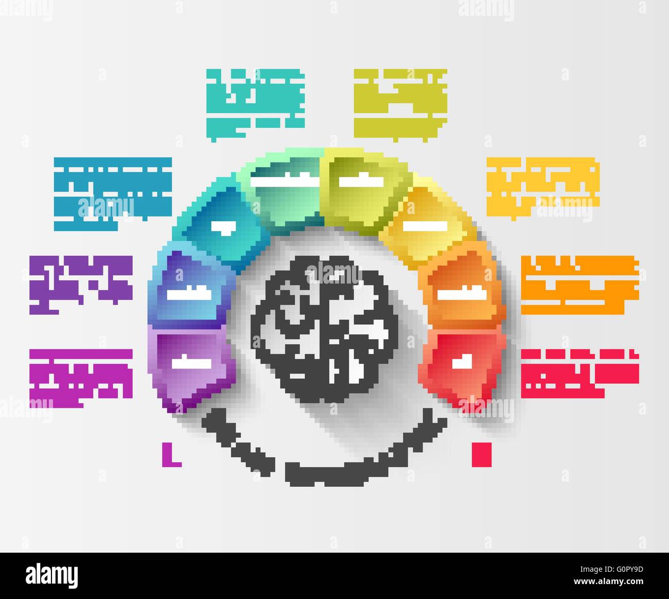 Brain infographic concept Stock Vector Image & Art - Alamy