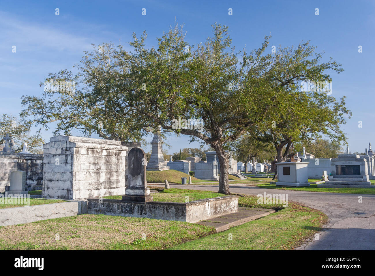 Classical colonial French cemetery in New Orleans, Louisiana Stock ...
