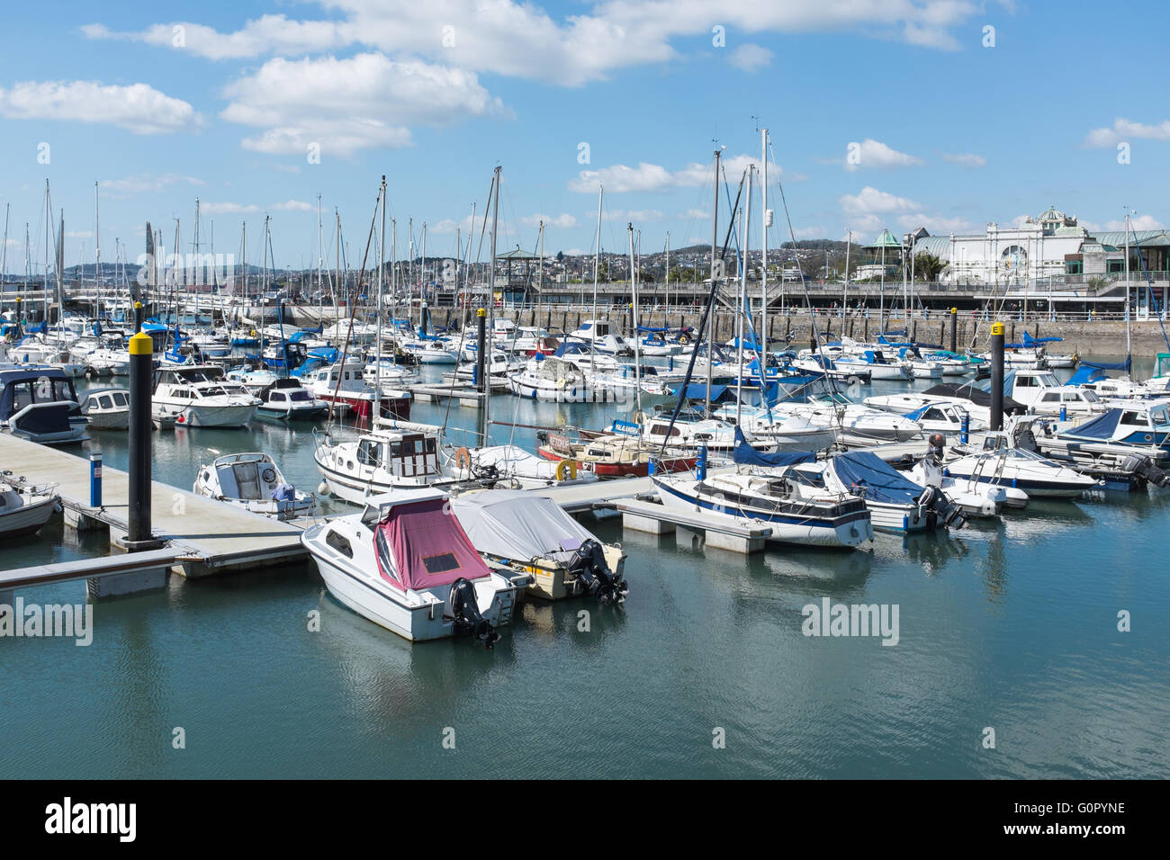 Yachts harbour torquay devon boats hi-res stock photography and images ...