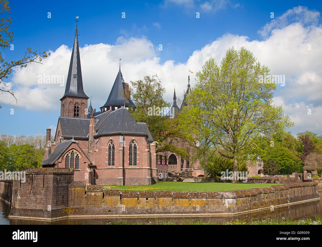Ancient De Haar castle near Utrecht, Netherlands Stock Photo - Alamy