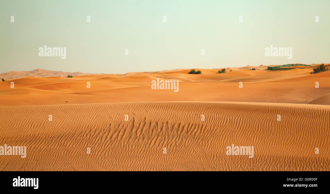 Red sand "Arabian desert" near Dubai, United Arab Emirates Stock Photo ...