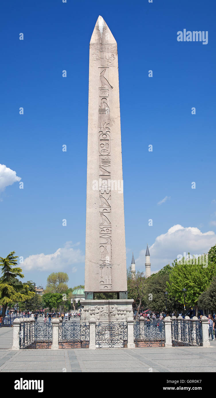 Famous egyptian obelisk in Istanbul, Turkey Stock Photo - Alamy