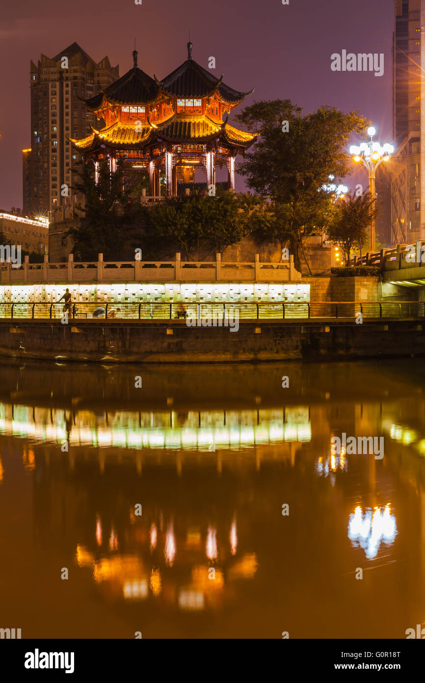 Chengdu night view hi-res stock photography and images - Alamy