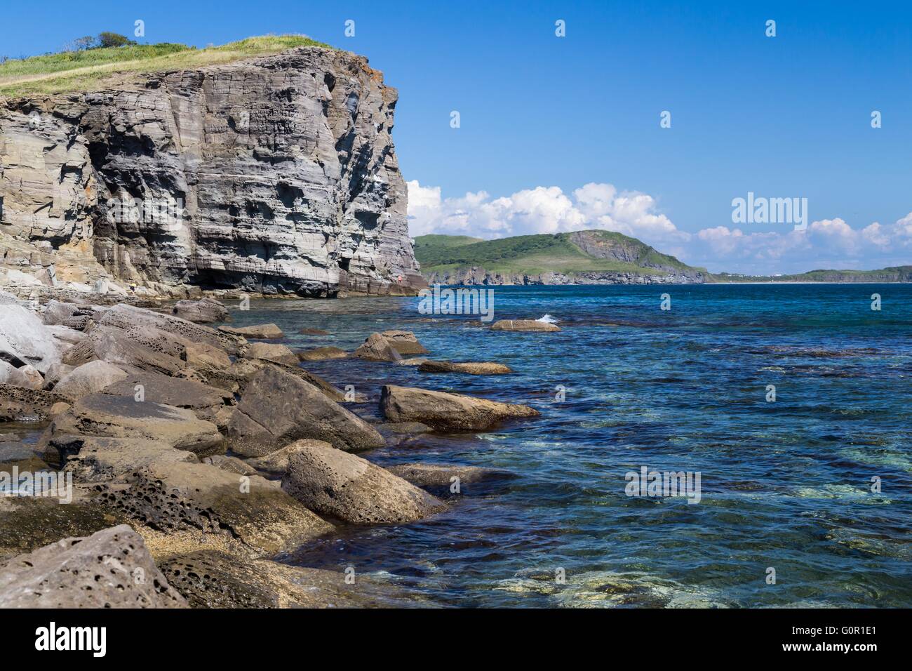 Beach on Russkiy island, Vladivostok, Russia Stock Photo - Alamy