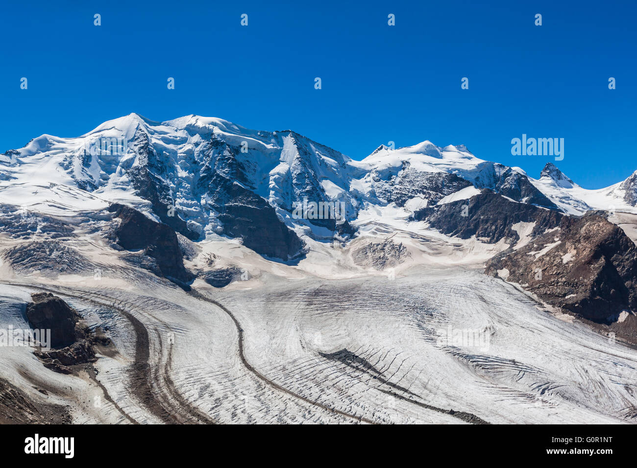 Bernina Mountain Glacier High Resolution Stock Photography and Images ...