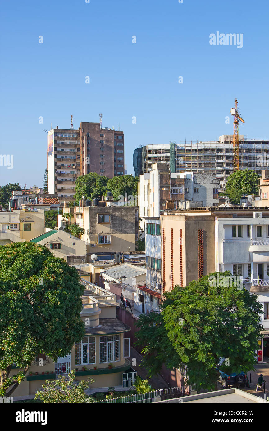 Portuguese colonial building maputo mozambique hi-res stock photography ...