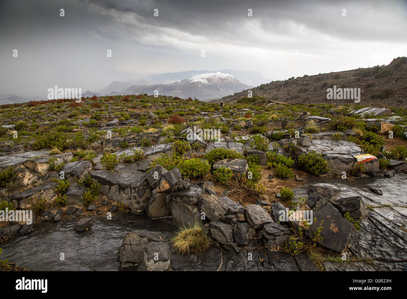 JABAL SHAMS, OMAN - CIRCA AUGUST 2015 Stock Photo - Alamy