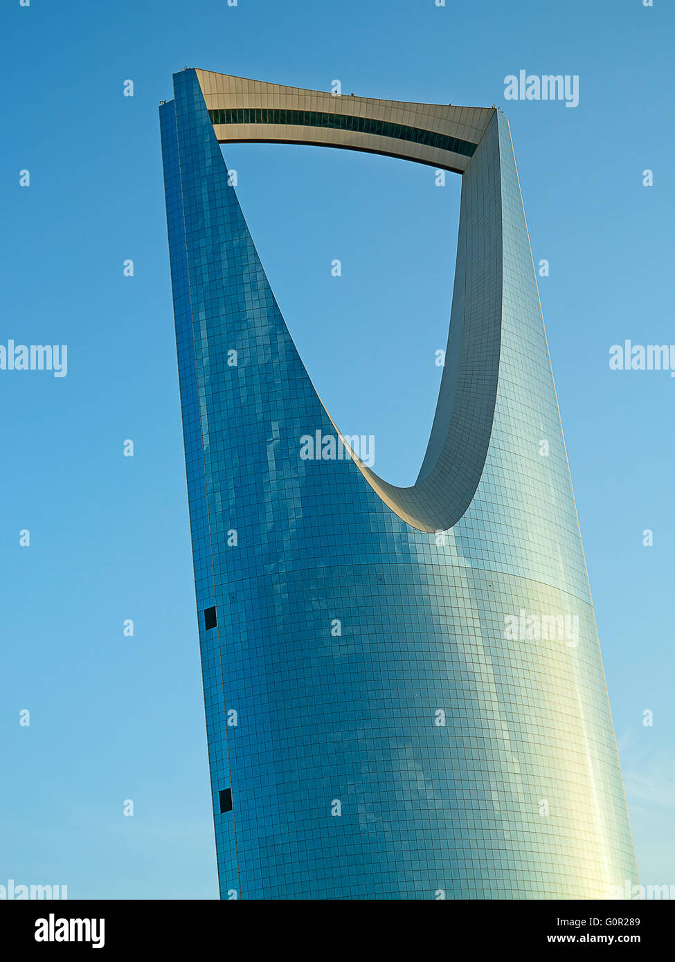 RIYADH - FEBRUARY 29: Kingdom tower - the most distinctive skyscrapper ...
