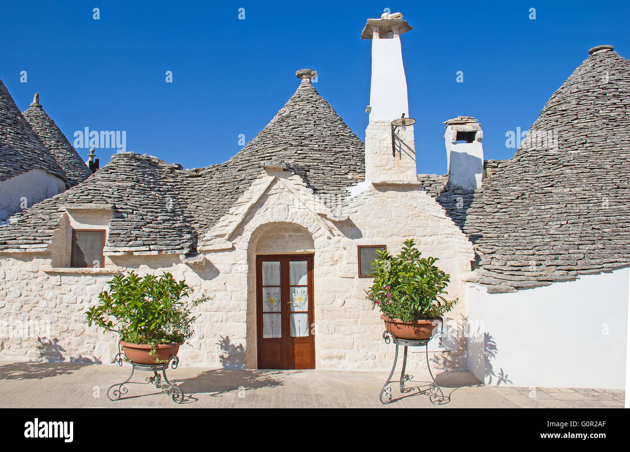 Traditional "Trulli" houses of the Apulia region Stock Photo - Alamy