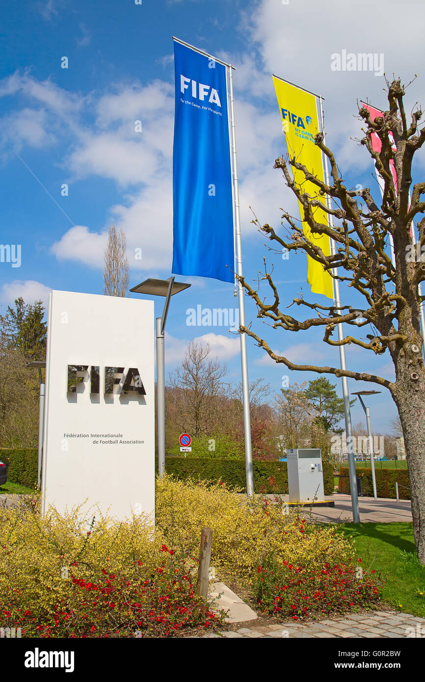 ZURICH - APRIL 10: Headquarter of FIFA international football (soccer ...