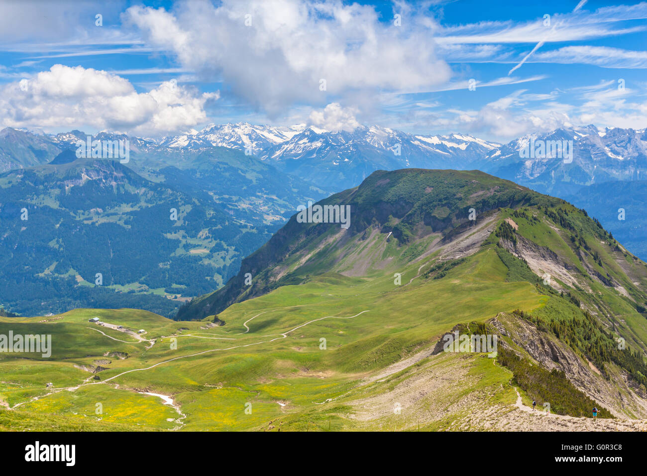 Mountain top view hi-res stock photography and images - Alamy