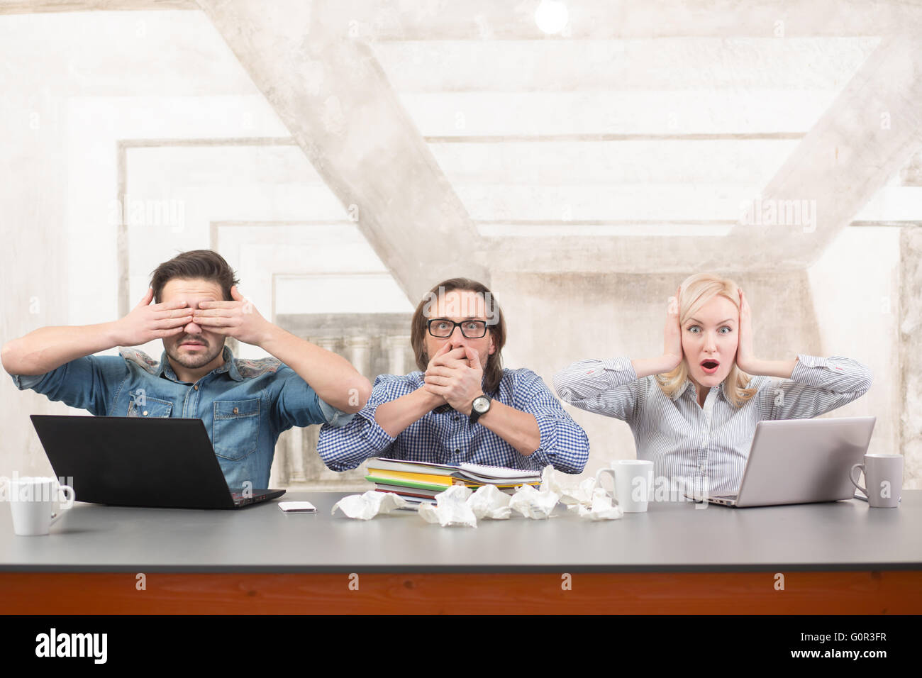 Coworking of businessteam Stock Photo - Alamy