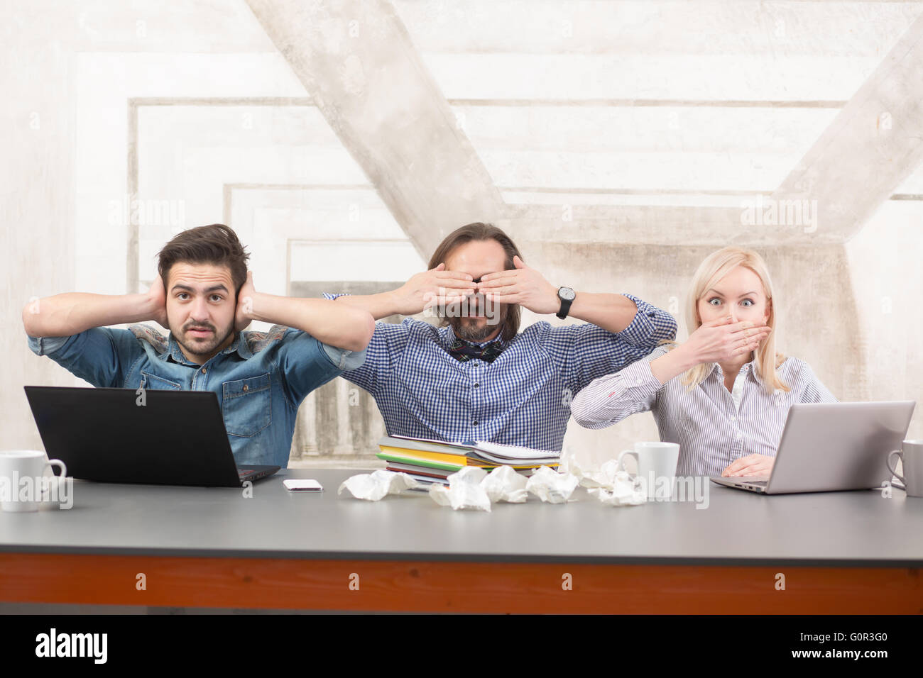 Coworking of businessteam Stock Photo - Alamy