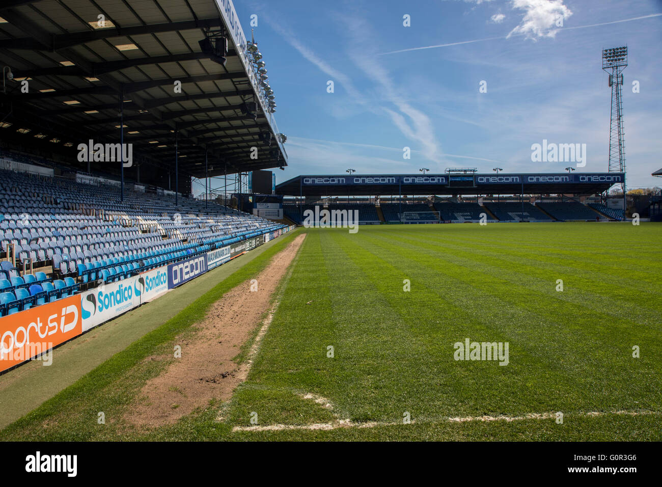 Portsmouth fratton park south stand hi-res stock photography and images ...