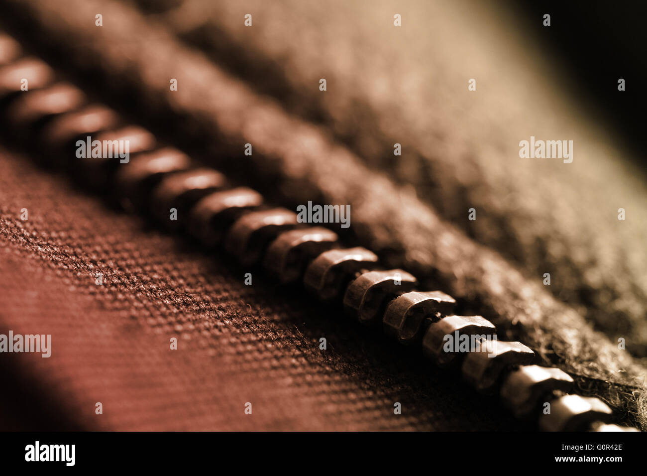 Jacket with zipper detail, fashion industry concepts Stock Photo - Alamy